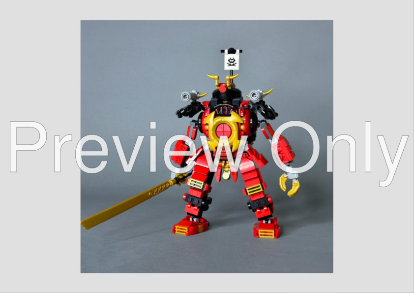 LEGO MOC-243909 Samurai X Mech by bobbacatmocs | Rebrickable - Build ...
