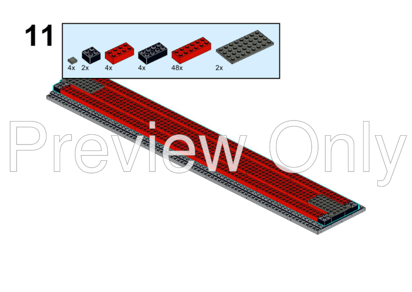 LEGO MOC-244007 Railway Truss Bridge by MaizeRanger | Rebrickable ...