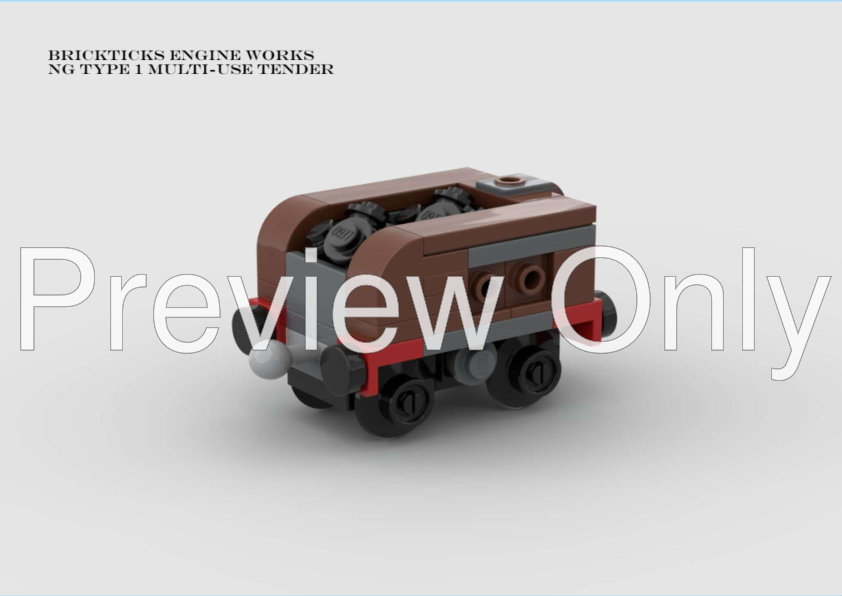 LEGO MOC-244331 Brickticks Engine Works NG Class 10 2-6-0 Mogul Steam ...