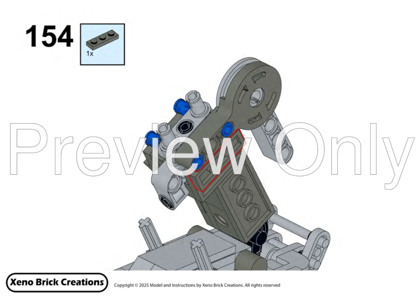 LEGO MOC-244474 Helldivers 2 Exo-49 Emancipator by Xeno Brick Creations ...