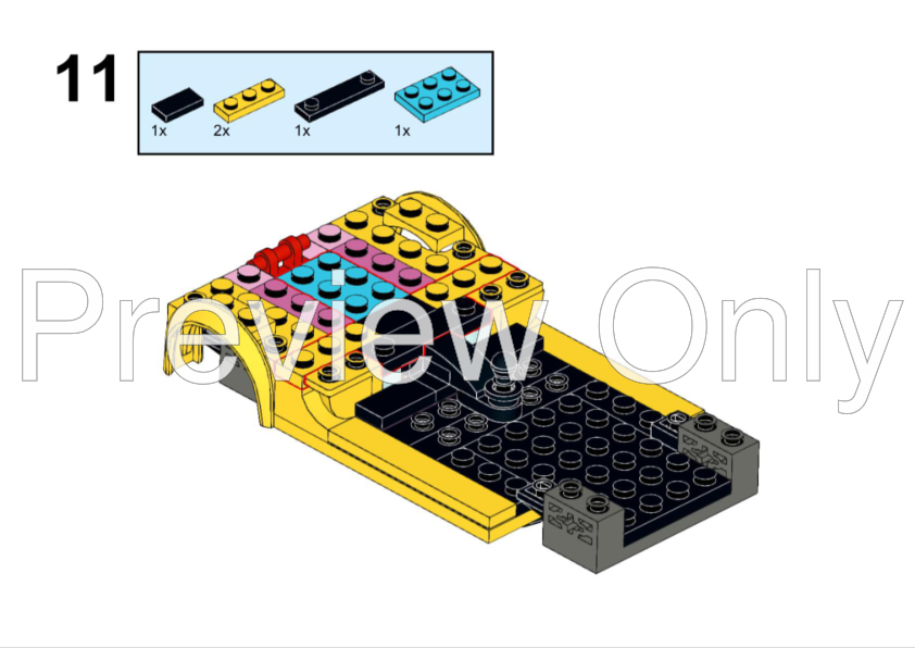 LEGO MOC-244503 Leon's Datto R33 Skyline from The Fast and The Furious ...