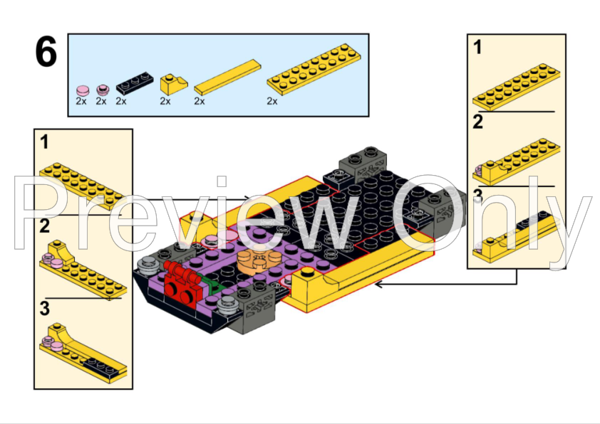 LEGO MOC-244503 Leon's Datto R33 Skyline from The Fast and The Furious ...