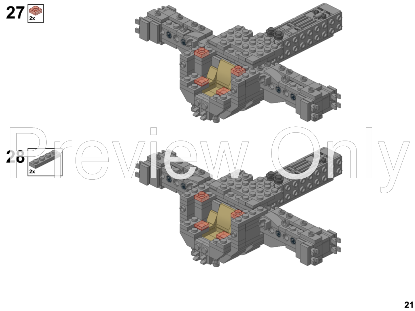 LEGO MOC Advanced X1 (Vader's Twin Ion Engine Advanced X1) by barneius ...