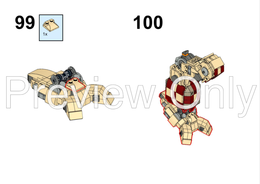 LEGO MOC-245020 Battletech Vulture by LoreOfMetal | Rebrickable - Build ...