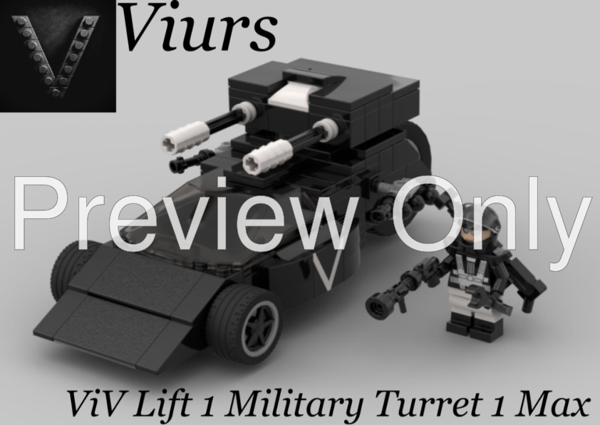 LEGO MOC Viurs ViV Lift 1 Military Turret 1 Max by Viurs | Rebrickable ...