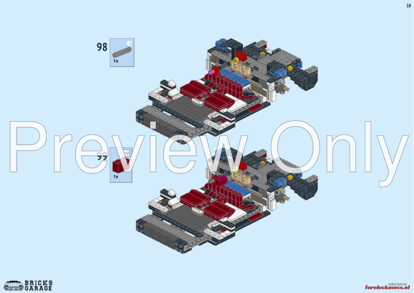 LEGO MOC-245226 10337 Miami Vice Ferarri Testarossa by firas_legocars ...