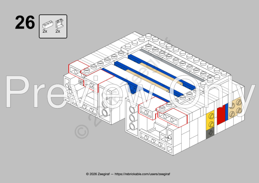 LEGO MOC Lambda-class T-4a shuttle by zeegiraf | Rebrickable - Build with LEGO