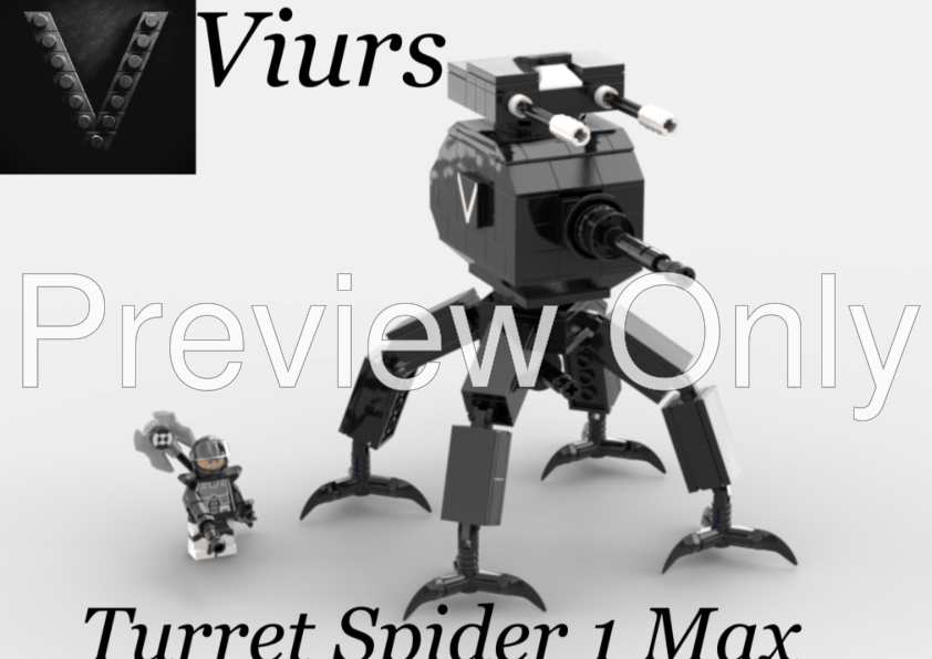 LEGO MOC Viurs Turret Spider 1 Max - Walking Machine by Viurs ...