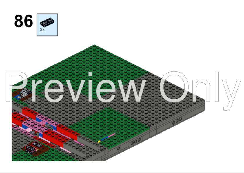 LEGO MOC-245983 Train Level crossing by oliv77 | Rebrickable - Build ...