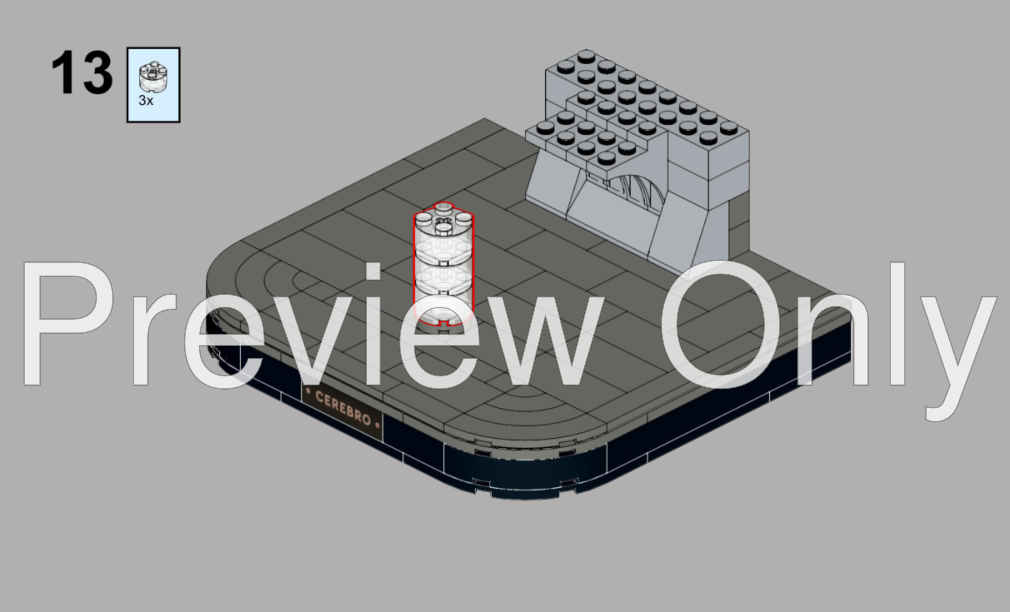 LEGO MOC-246162 X-MEN CEREBRO MOC FOR PROFESSOR-X by DETAIL BRICKS ...
