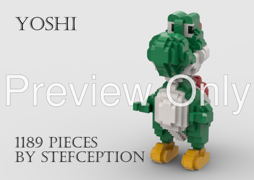 LEGO MOC-246289 Yoshi - Super Mario by stefception | Rebrickable ...