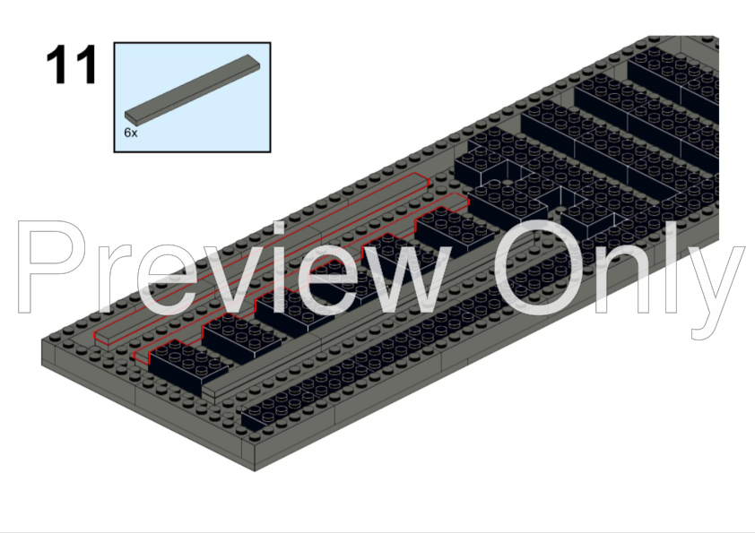 LEGO MOC Light-up fire trails & Twin Pines Mall sign for Back to the ...