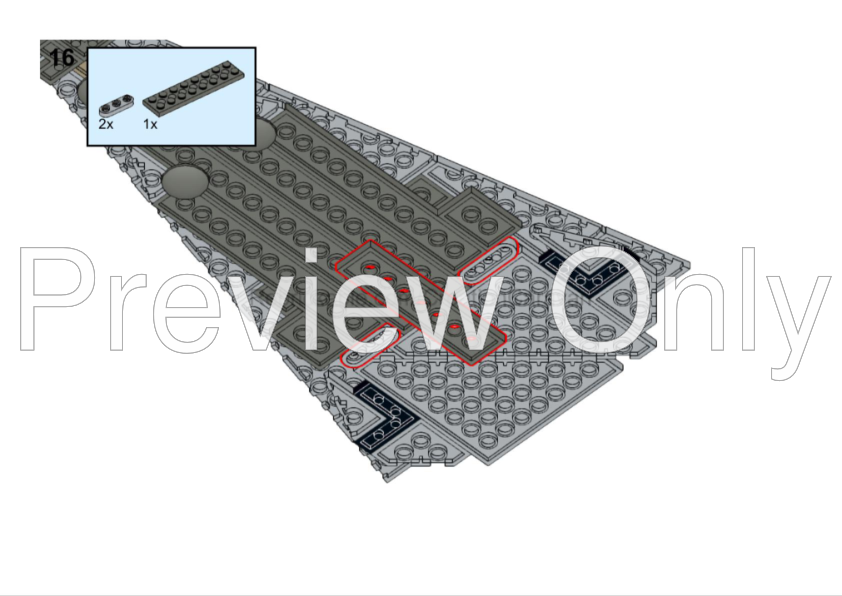 LEGO MOC-247442 Imperial StarDestroyer 75441 Alt by CreationCaravan ...