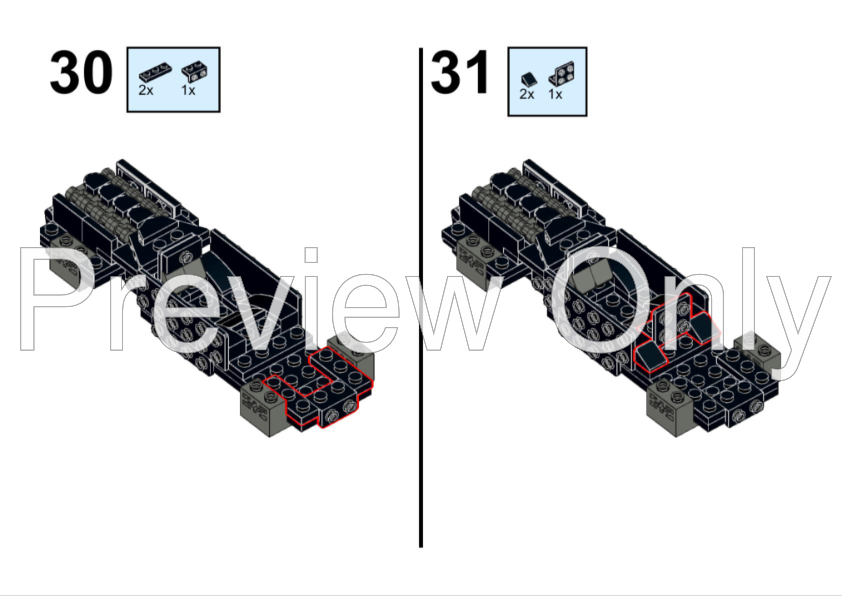 LEGO MOC Bat-man Arkham Asylum Batmobile by YanniciusIII | Rebrickable ...