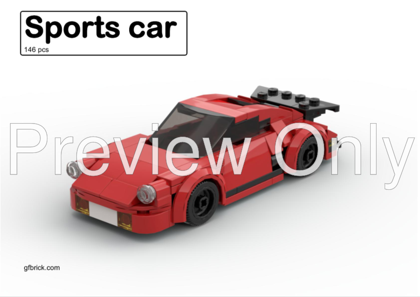 LEGO MOC-247615 Porsche (sports car) by GBBRICK | Rebrickable - Build ...