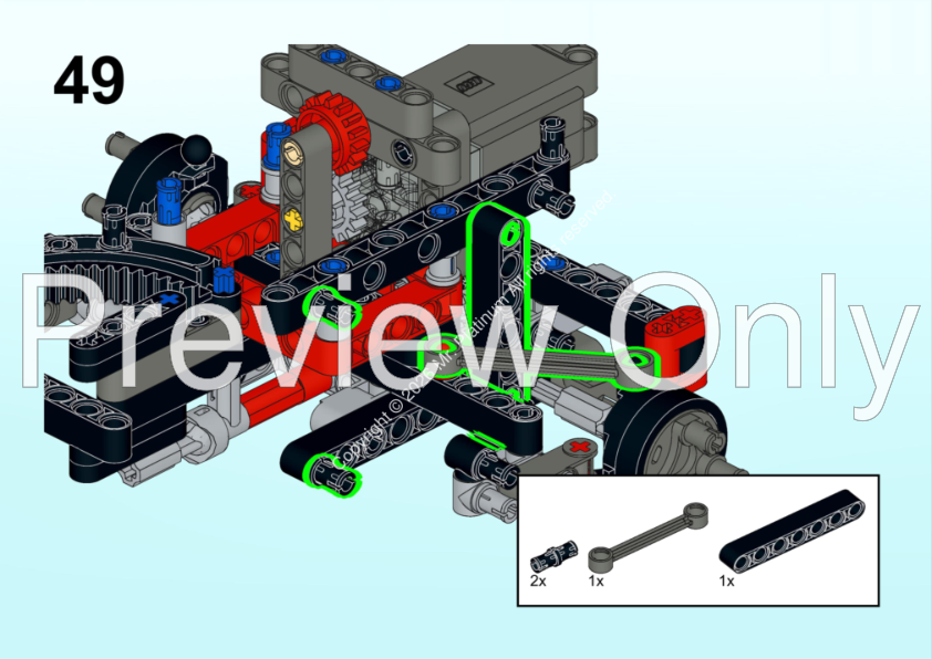 LEGO MOC-247889 42160 Snow Dozer MOD by Mr.Platinum | Rebrickable ...