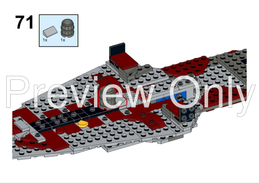 LEGO MOC-248016 Republic Venator-Class - 75362 + 75441 alternative by ...