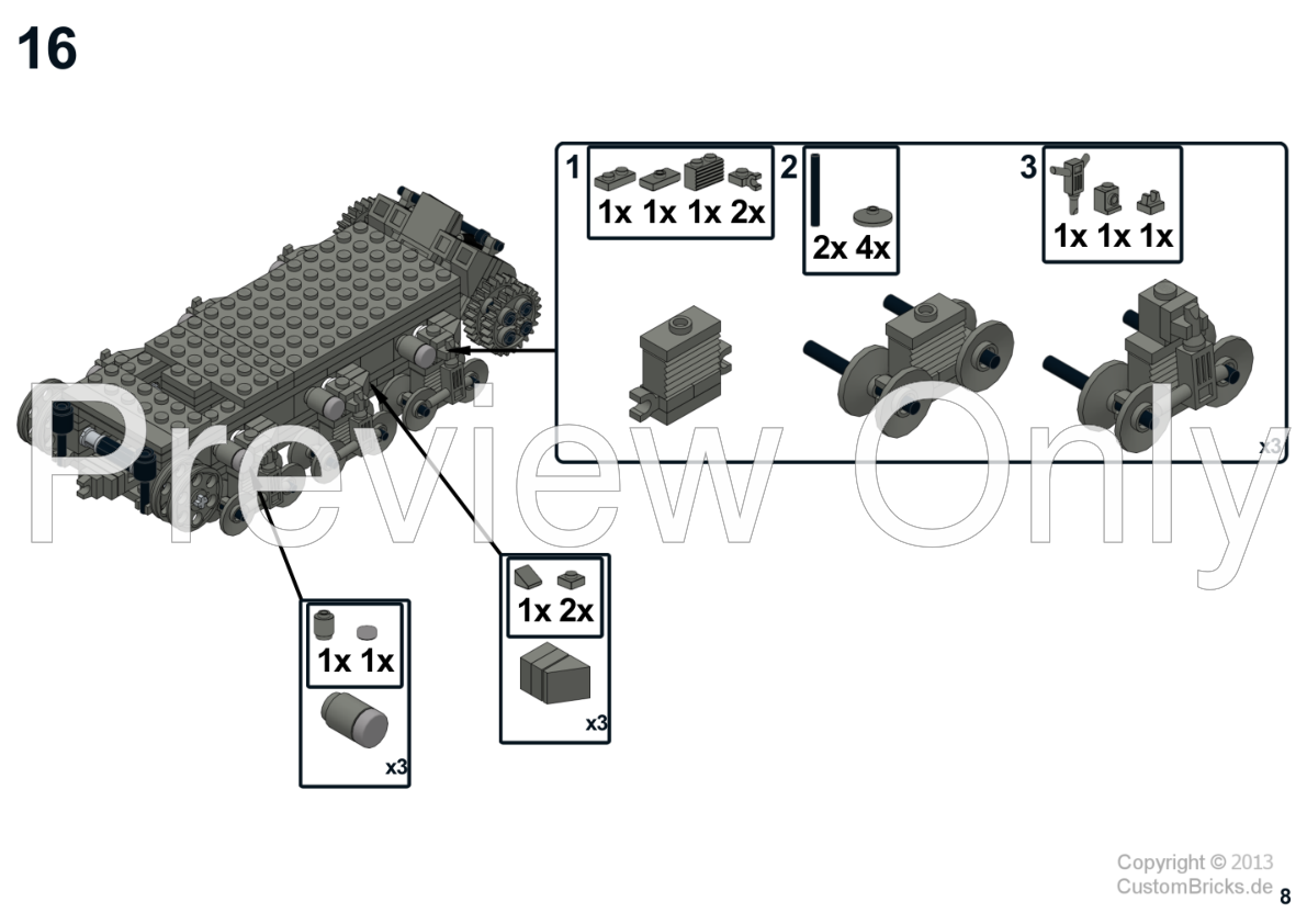LEGO MOC-24812 Custom WW2 M32B1 Sherman Recovery Tank by CustomBricks ...