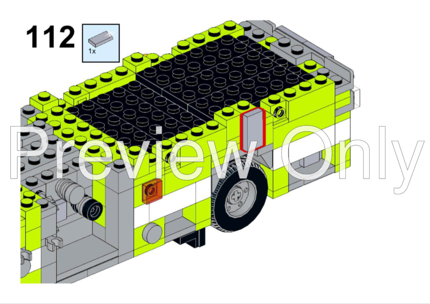 LEGO MOC-248162 2018 Pierce Arrow XT Tiller Santa Maria FD by Silver ...