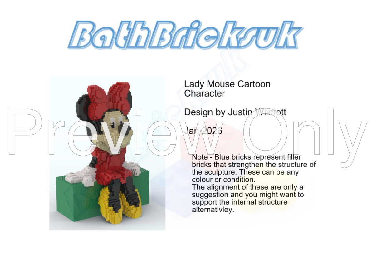 LEGO MOC Lady Mouse by Wilmottslego | Rebrickable - Build with LEGO