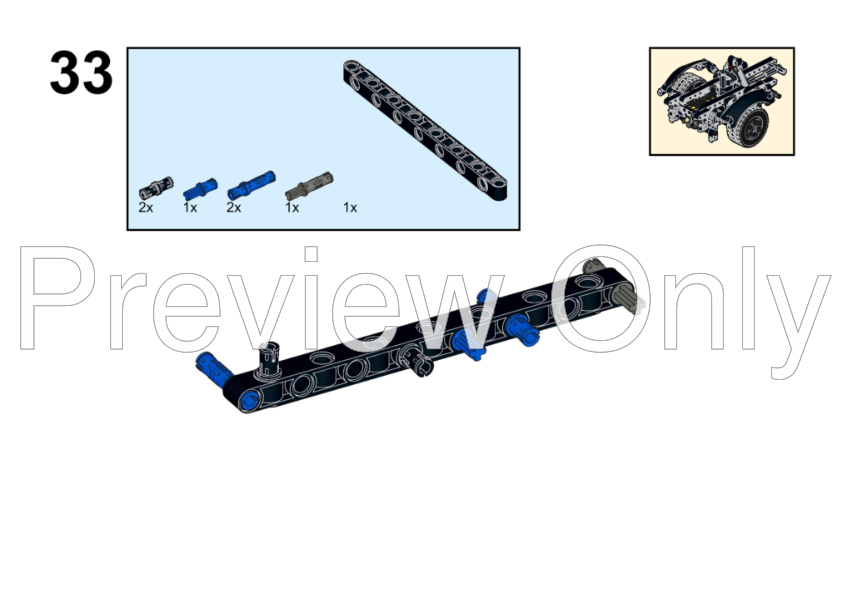 LEGO MOC-248323 6542 Bigger 6x4 Truck by thirdwigg | Rebrickable ...