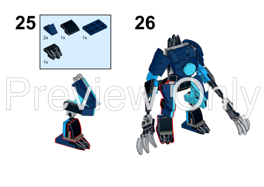 LEGO MOC-248328 Lava mech, dwarf mech and wolf mech by Somehow Bricks ...