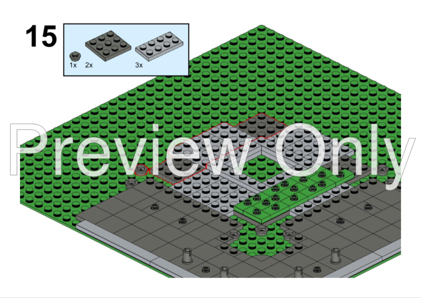 LEGO MOC Modular Park by bergebricks | Rebrickable - Build with LEGO
