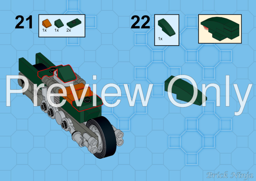 LEGO MOC Final Fantasy VII Shinra Motorcycles by Brick.Ninja ...