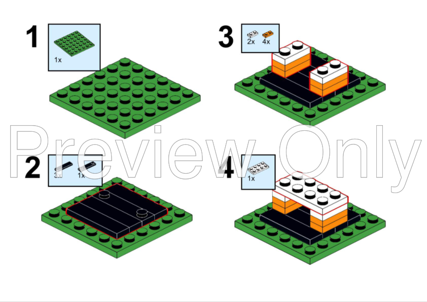 LEGO MOC Oregon Duck Brickhead by Timmy_Bricks | Rebrickable - Build ...