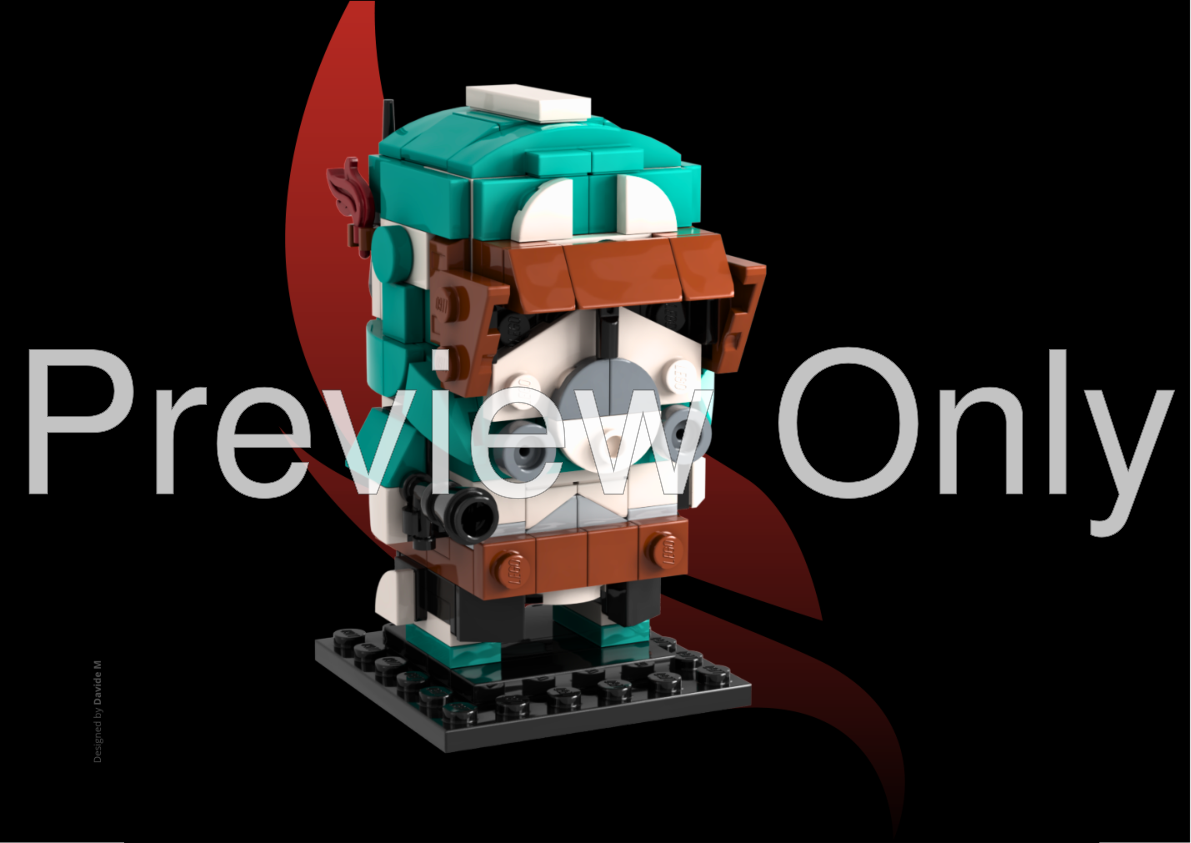 LEGO MOC Republic Clone Captain Tukk from Tukk Tales Brickheadz by ...