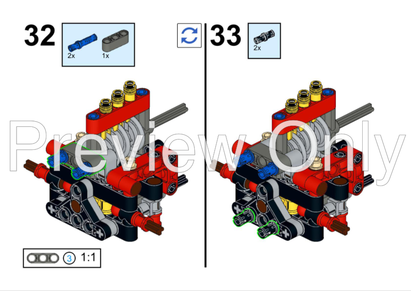 LEGO MOC-249444 42213 Backhoe Loader by paave | Rebrickable - Build ...