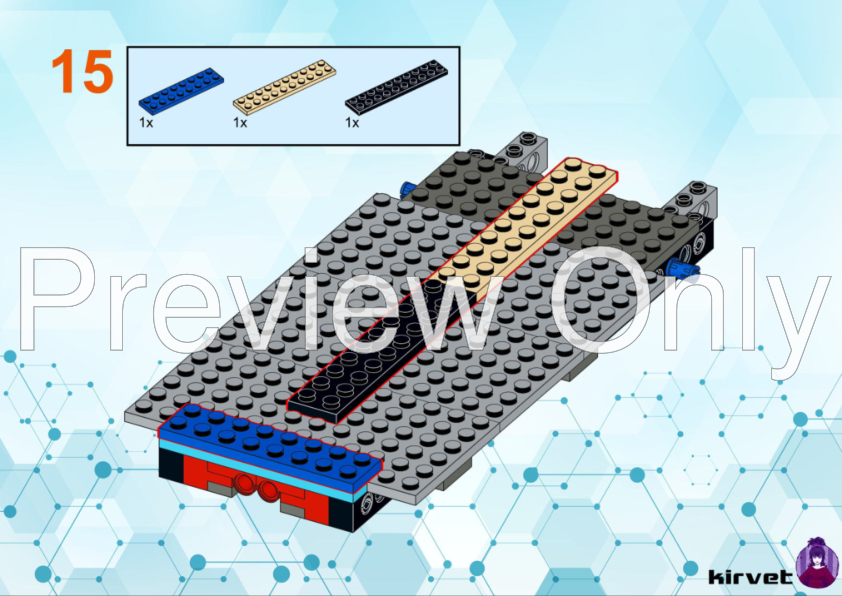 LEGO MOC 10304 Nissan Skyline R32 by Kirvet | Rebrickable - Build with LEGO