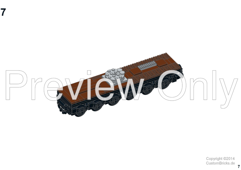 LEGO MOC-24989 Custom WW2 german Railgun Leopold by CustomBricks_WW2 ...