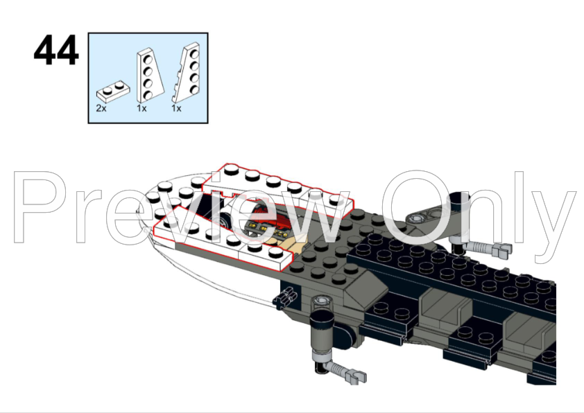 LEGO MOC-250030 SW Republic Marines Low altitude gunship Upgraded ...