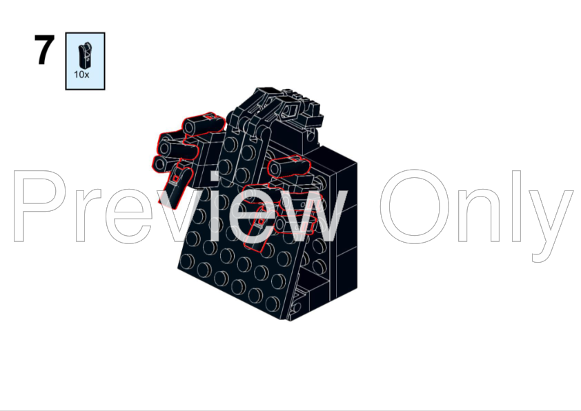 LEGO MOC-250069 Godzilla refrigerator magnet by brick_squirrel ...
