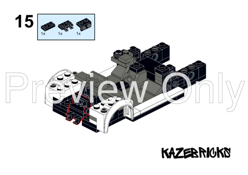 LEGO MOC-250072 Nissan R35 GTR Nismo by Kaze Bricks | Rebrickable ...
