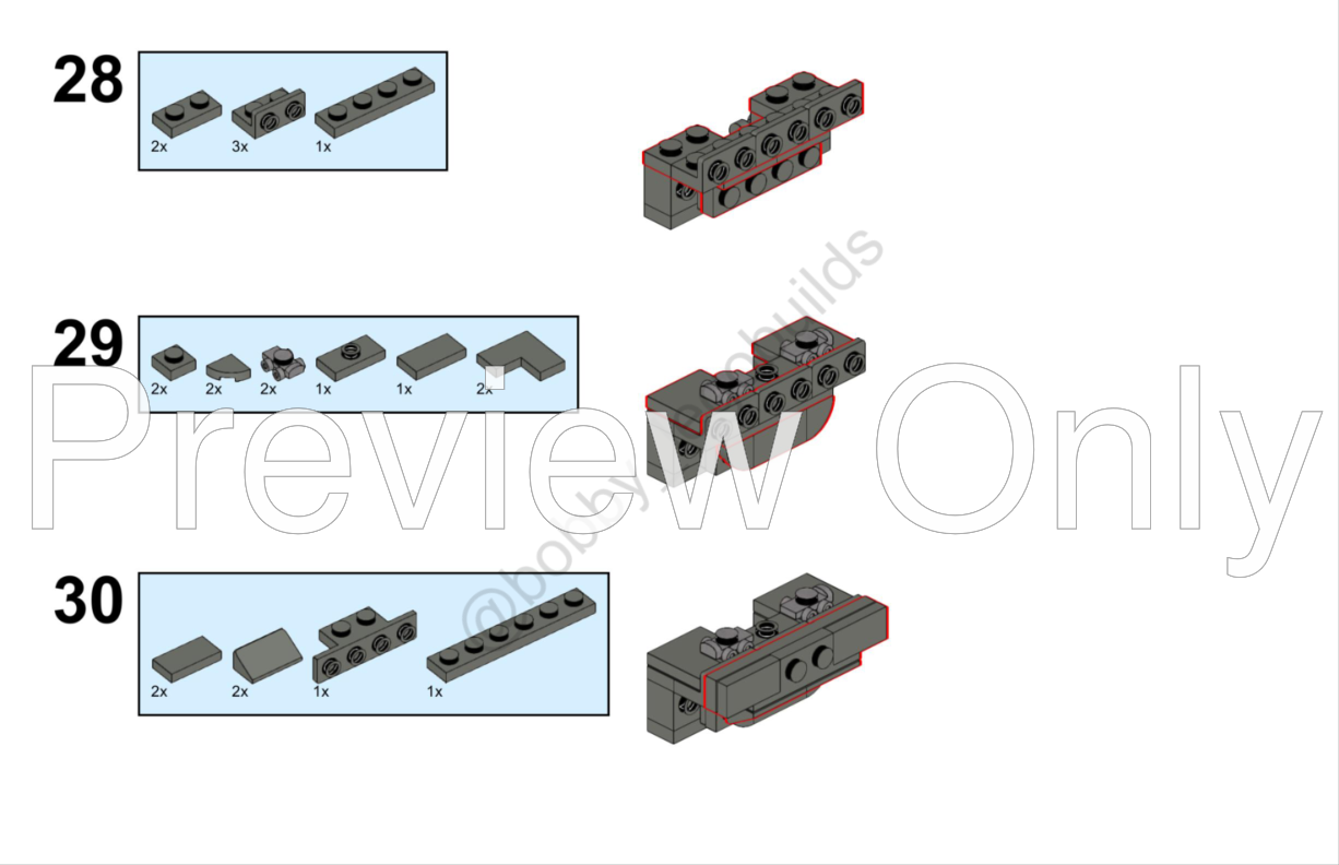 LEGO MOC-250079 Lego Challenger 2 TES in 1/45th scale by ...