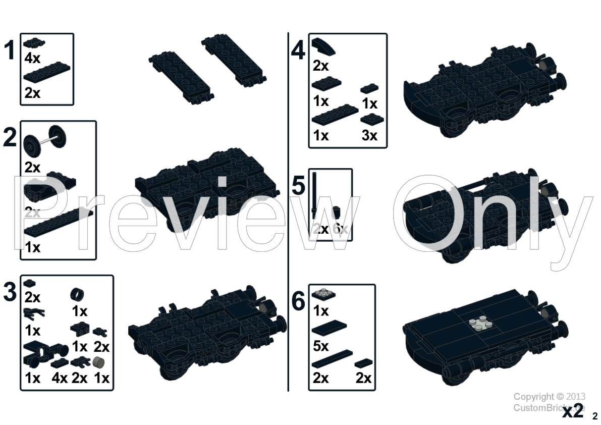 LEGO MOC Custom WW2 Mörser Karl rail cars by CustomBricks_WW2 ...