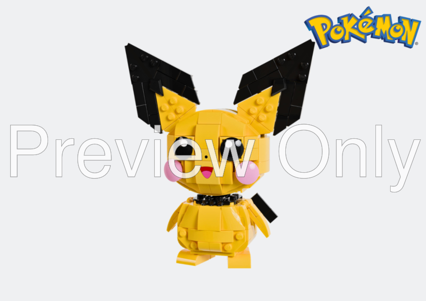 LEGO MOC-252276 Pichu by KraftyKoopa | Rebrickable - Build with LEGO