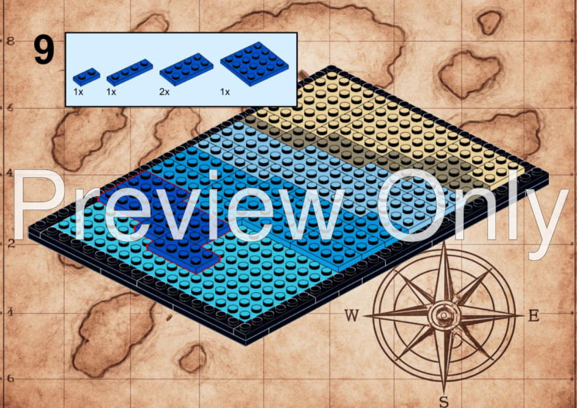 LEGO MOC-254604 ⚓ Pontoon from the Beach - Master Wood & Water ...