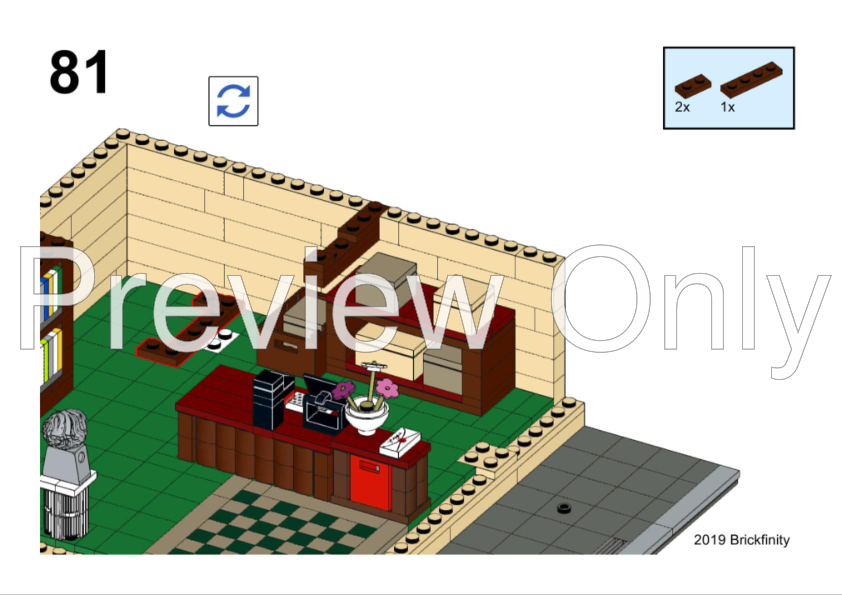 LEGO MOC City Library by brickfinity | Rebrickable - Build with LEGO