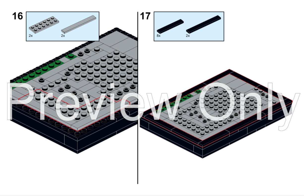LEGO MOC-255189 Merdeka 118 1:2000 scale by Taters | Rebrickable ...