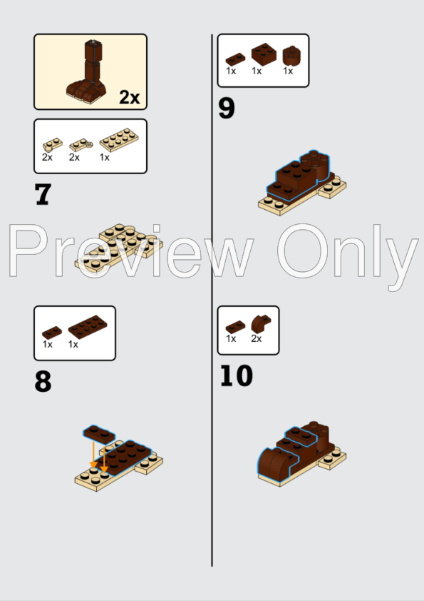 LEGO MOC-258284 Freddy Fazbear - FNAF by ZalcsaOfficial | Rebrickable ...