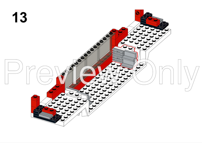 LEGO MOC MOC Lego Train 7938 + Double Deck Car by Marinho | Rebrickable ...