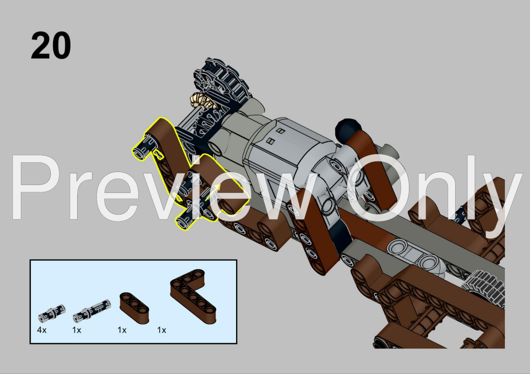 Lego Moc Rc Hailfire Droid By Moeram Rebrickable Build With Lego