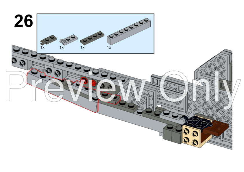 LEGO MOC-260294 AH-1W Super Cobra Helicopter (Alternate of 75375-1 M ...