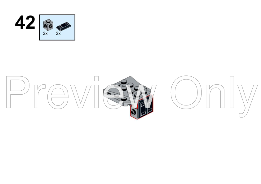 LEGO MOC-260294 AH-1W Super Cobra Helicopter (Alternate of 75375-1 M ...