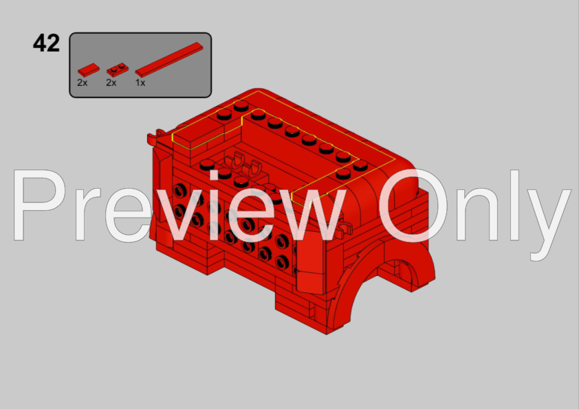LEGO MOC-261331 Red (Fire Truck) from Cars by besbasdesign ...