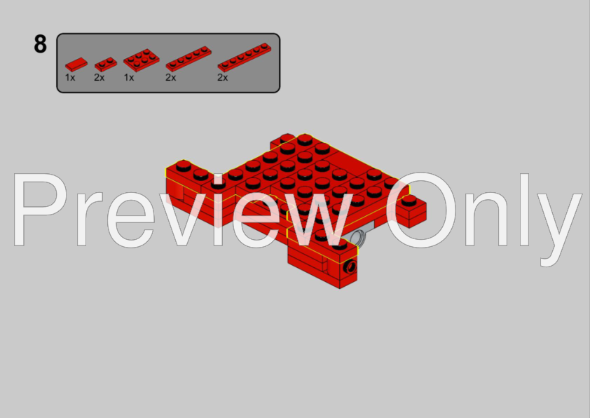 LEGO MOC-261331 Red (Fire Truck) from Cars by besbasdesign ...