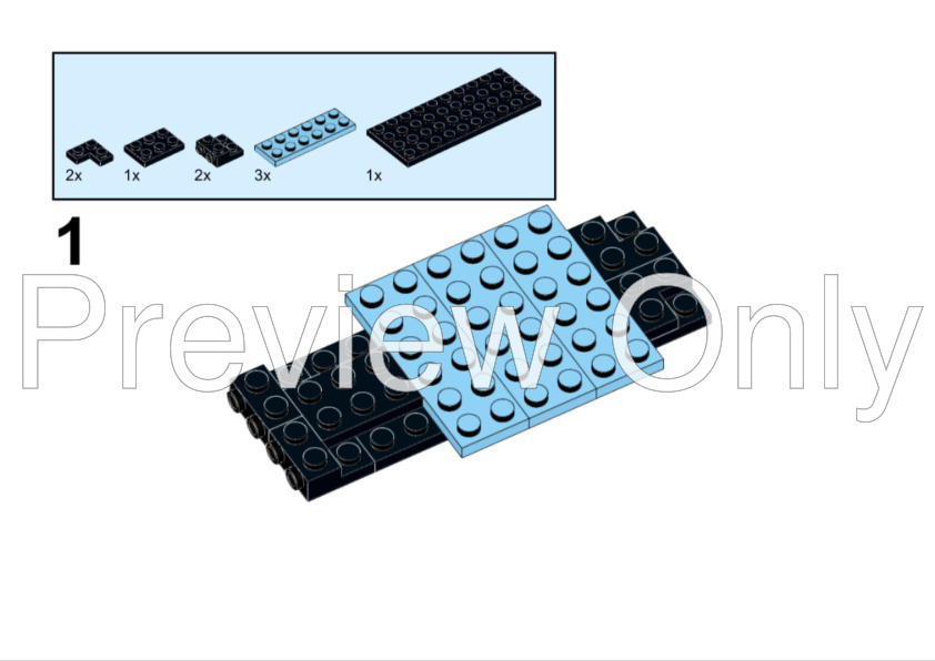 LEGO MOC-261352 Wendy, bright light blue version by Legoautohaus ...